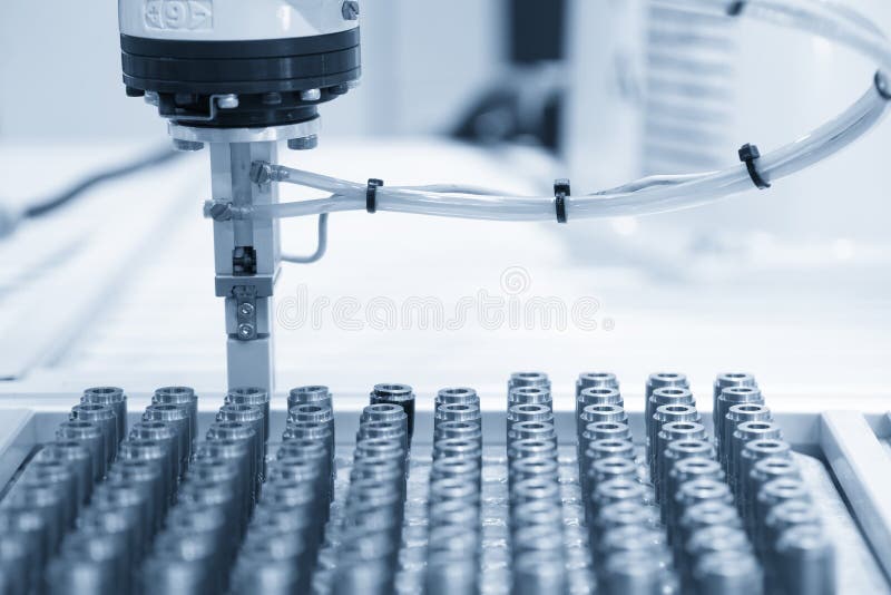 Robot Arm Robotic Hand Assembly Line Automation Modern Factory Workshop ...