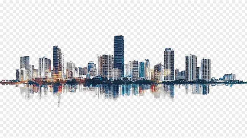 Hialeah city skyline stock photo. Illustration of city - 341518908