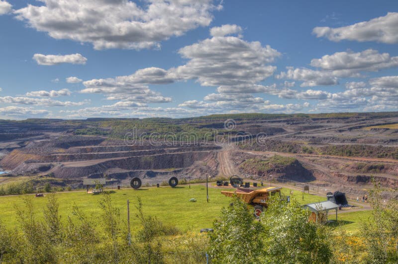 Hibbing, Minnesota Open Pit Mine Stock Photo - Image of range ...