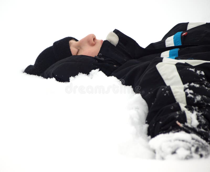 Hibernation stock photo. Image of cheeks, anorak, blue - 12900394