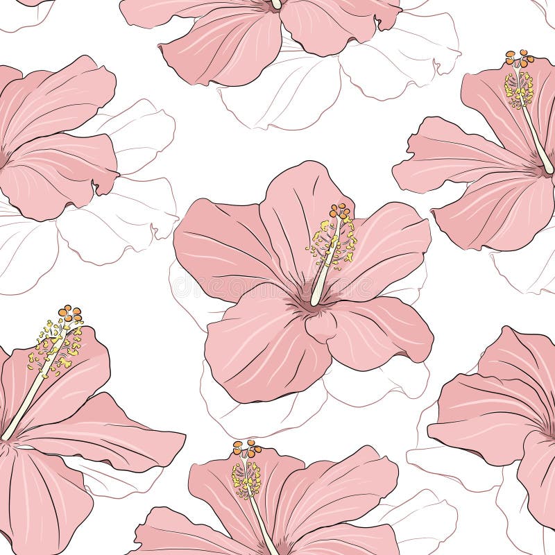 Sketchy Flower Doodles on Notebook Paper Vector Stock Vector ...