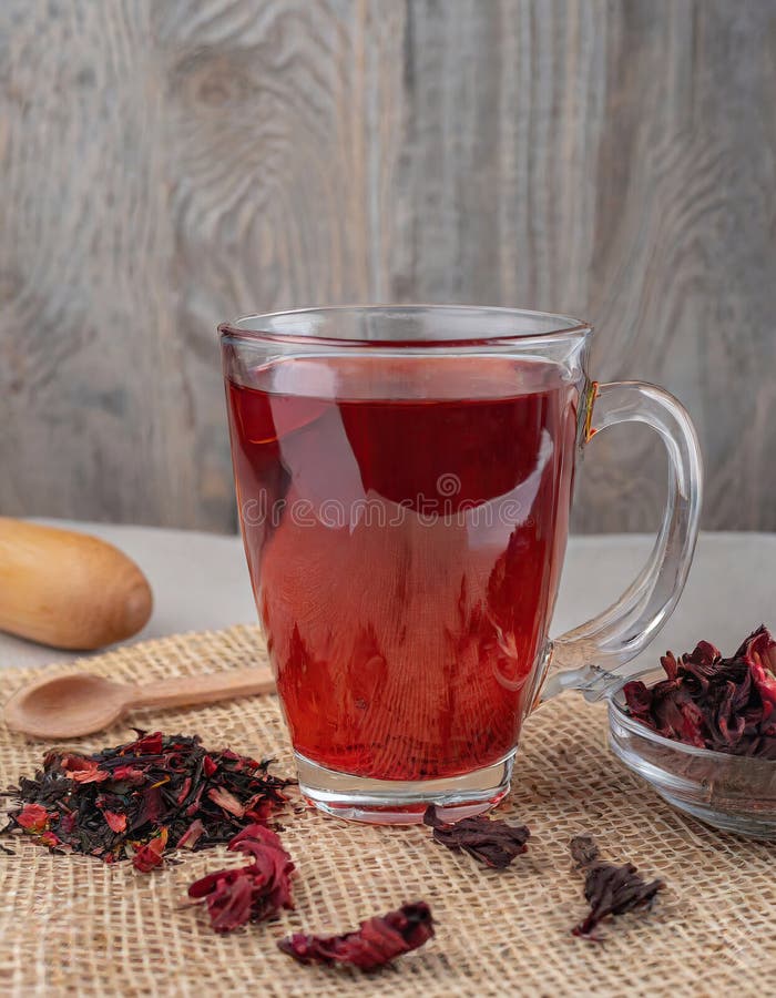 Hibiscus Tea healthy drink stock photo. Image of refreshing - 302053566