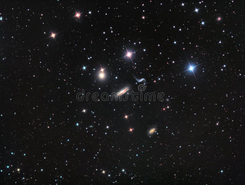 Hickson 44 Galaxy Group stock photo. Image of astrology - 62137550