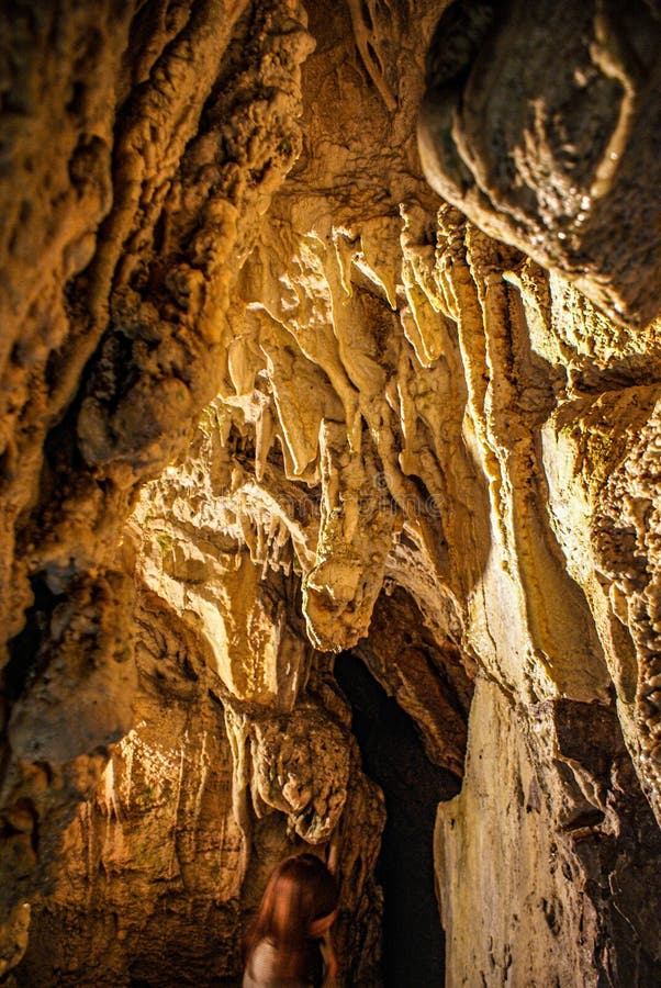 Hida Large Limestone Cave of Image Stock Photo - Image of tourist ...