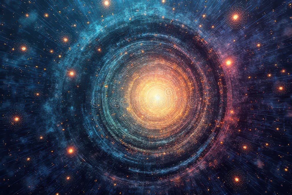 Hidden Aurora Connections stock illustration. Illustration of patterns ...