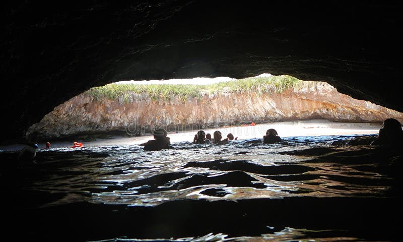 Hidden Beach, Riviera Nayarit, Mexico Stock Image - Image of nayarit, trip: 350605553