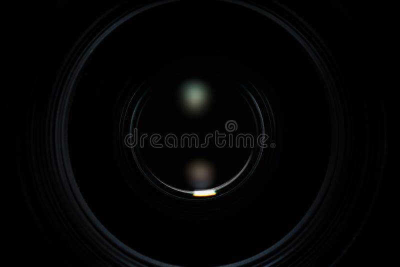 Hidden Camera. Camera Lens on in the Dark Stock Photo - Image of moment ...