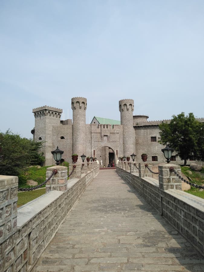Hidden Castle Resort in India Stock Photo - Image of landmark, arch ...