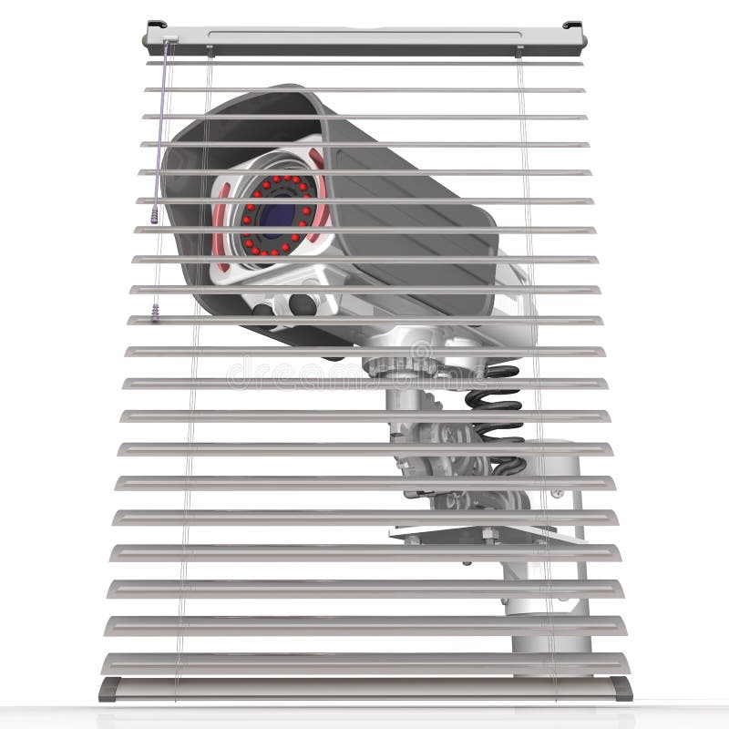 Cctv Hidden Camera Linear Icon Stock Vector - Illustration of observe ...