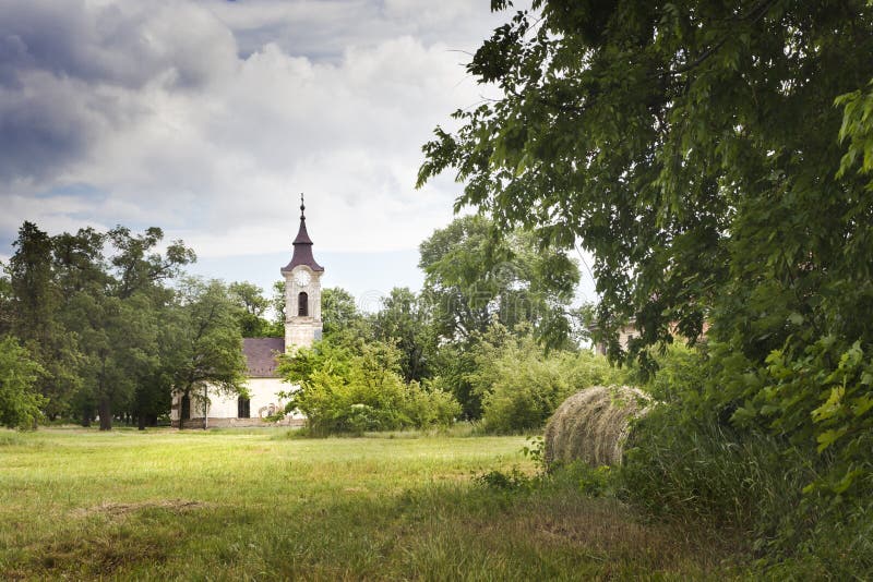 Hidden church stock photo. Image of crucifix, blue, delapidated - 28221600