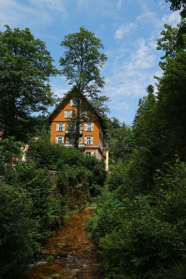 Hidden cottage stock image. Image of mountain, holiday - 97761057