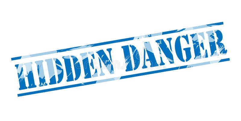 Hidden Danger rubber stamp stock illustration. Illustration of hide ...