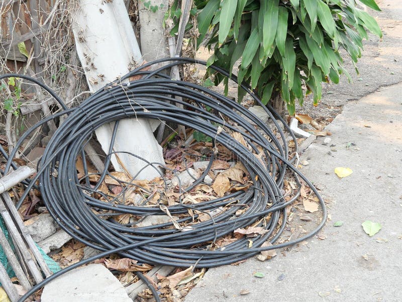 The Hidden Danger: Unused Power Lines Left on the Ground in an Urban ...