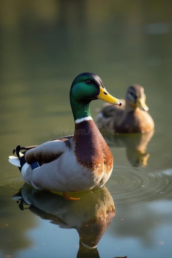 Hidden Decoy Attracts Unsuspecting Ducks To Shallows , Prey, Avian ...