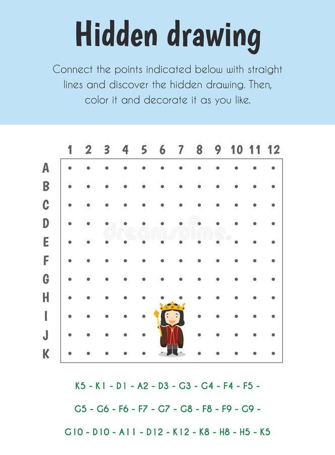 Hidden Drawing Educational Sheet. Primary Module for Spacial ...