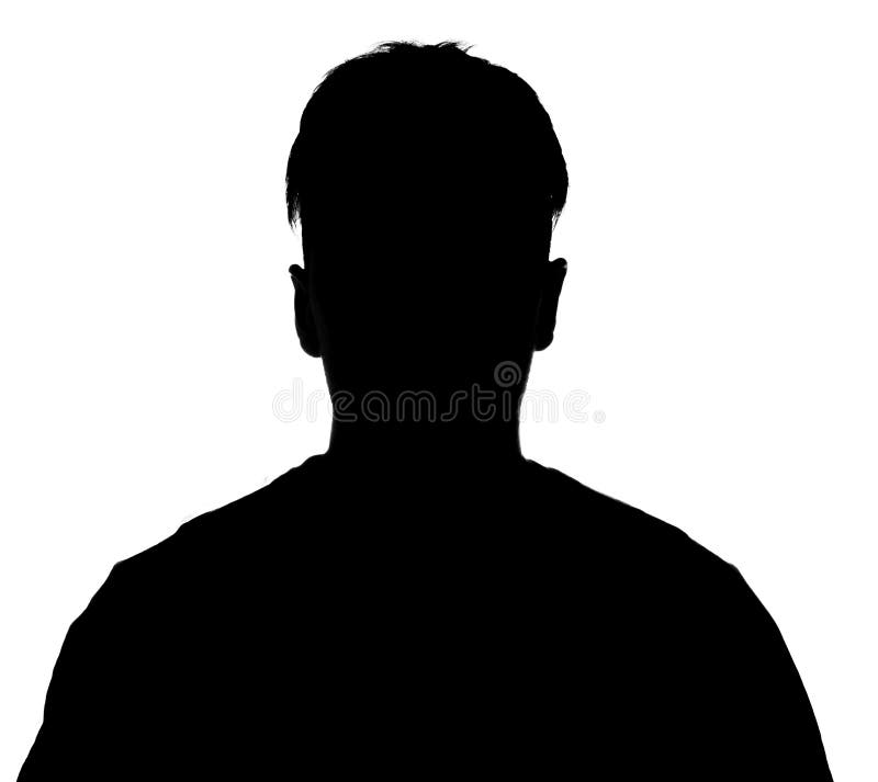Hidden face stock image. Image of black, isolated, unknown - 79247225