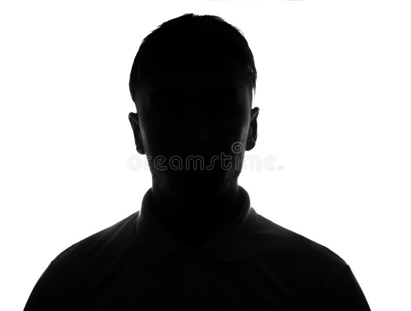 Hidden face stock photo. Image of dramatic, noname, isolated - 79247448