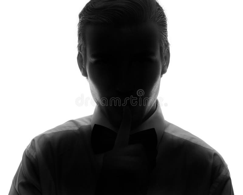 Hidden face stock photo. Image of hidden, silhouette - 79247808