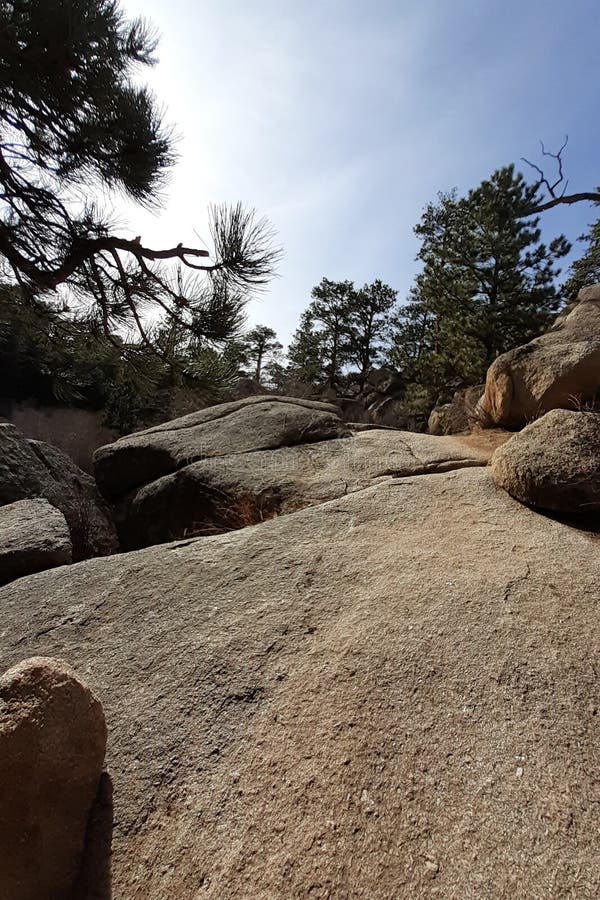 Hidden Falls Trail , Curt Gowdy State Park , Cheyenne, Wy Stock Image ...