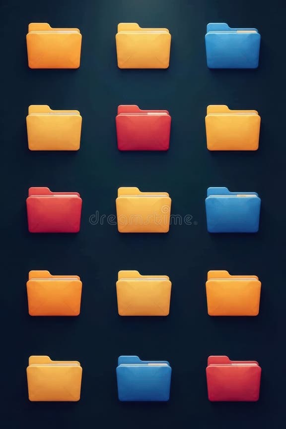 Hidden Folder Icons, Various Styles, Web Design, Safe, Secret, Resource ...