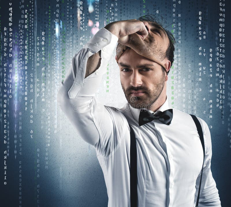 Hidden Identity, Who is this Person? Stock Image - Image of alone, male ...