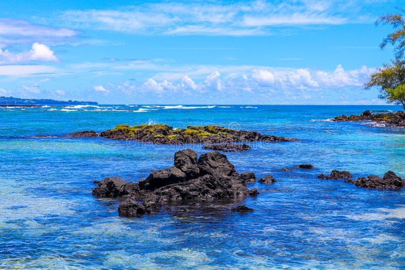 Hidden Lagoon in Hilo stock image. Image of coast, island - 251185887