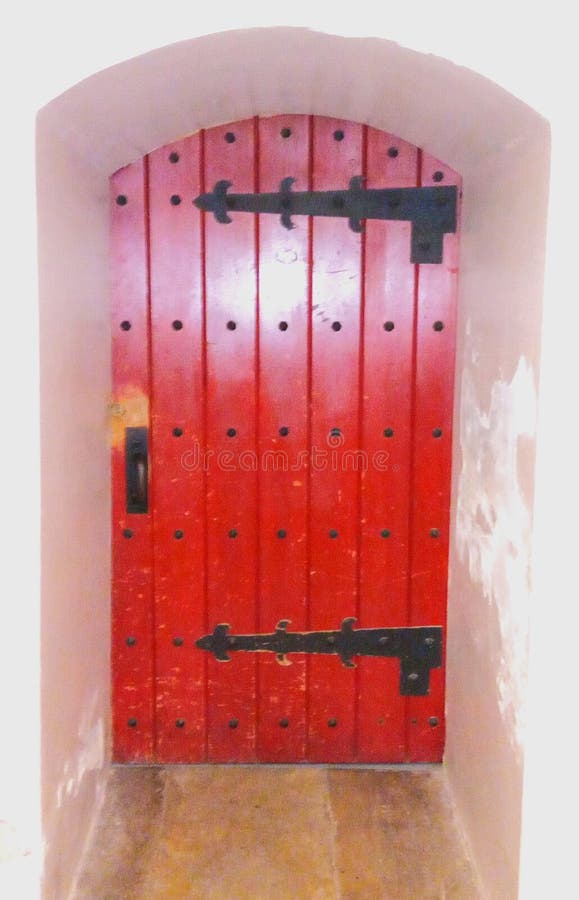 Monastery door stock photo. Image of design, pink, orange - 264284794