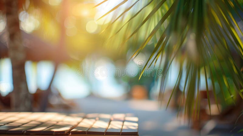 Hidden Mental Load Visualised in Soft Blurred Beach Setting Stock Photo ...