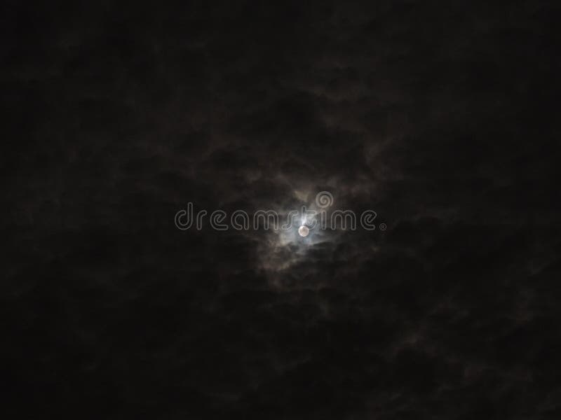Hidden Moon stock photo. Image of spooky, shade, hidden - 105673032