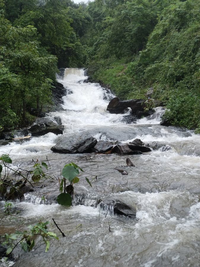 Hidden Nature Explore Waterfall Stock Photo - Image of explore ...