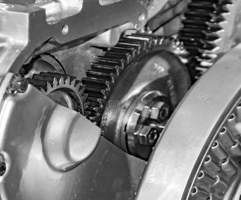 Hidden parts of car engine stock photo. Image of gear - 70516062