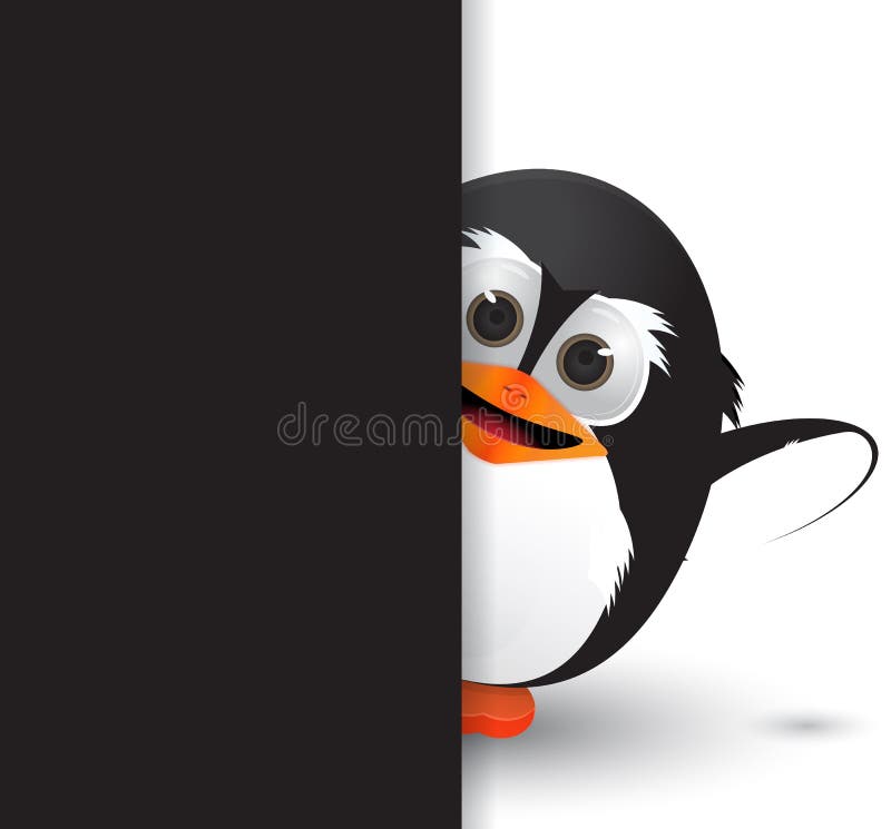 Hidden penguin stock vector. Illustration of gesturing - 44569630