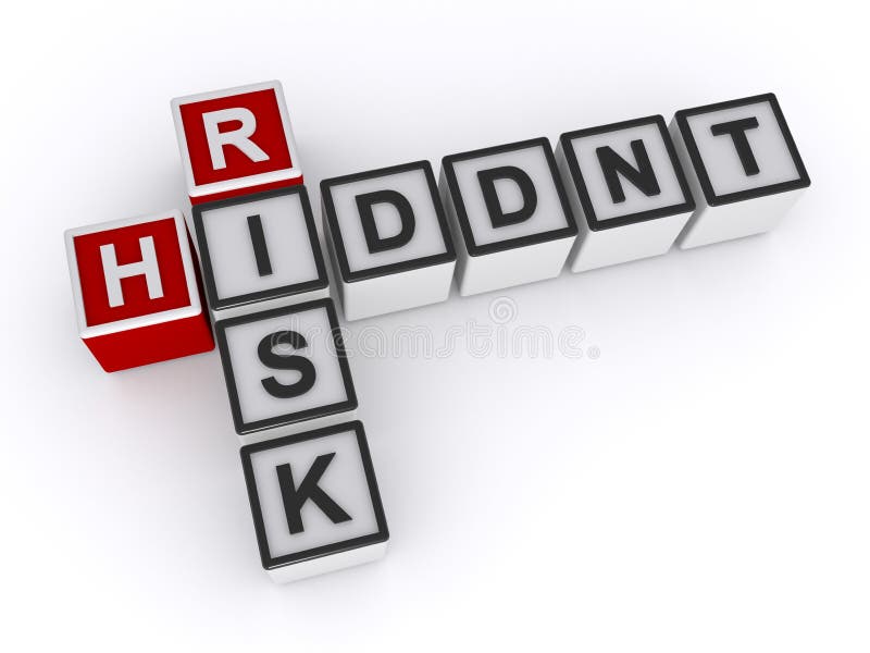 Hidden Risk stock illustration. Illustration of advertising - 26332075