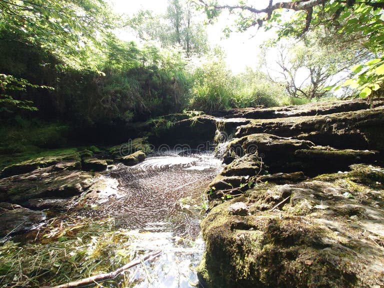 Hidden rock pool stock image. Image of waterfall, rock - 224731303