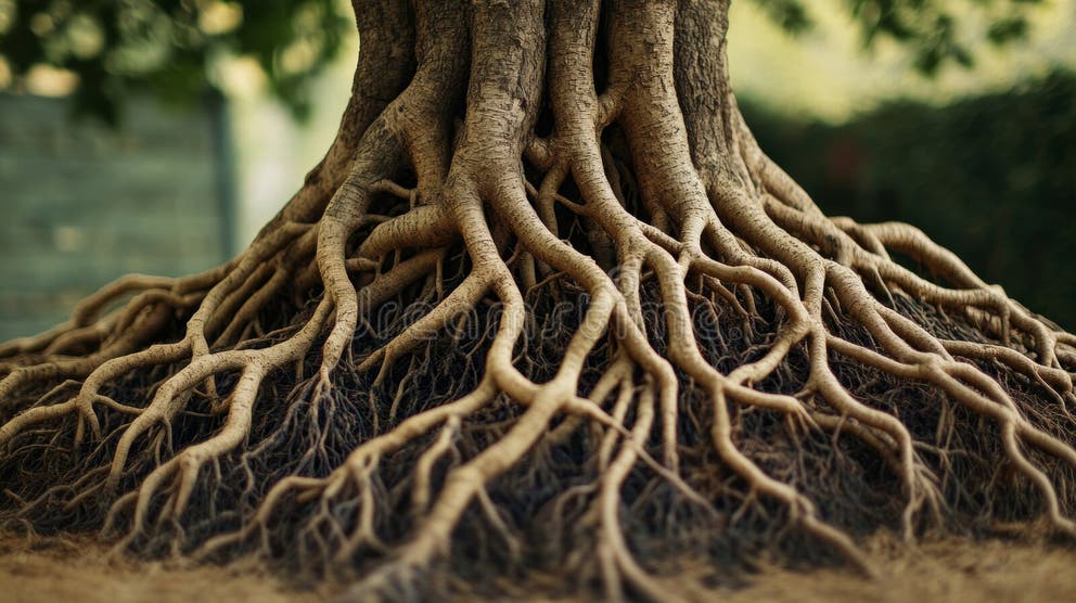 Hidden Strength Intertwined Tree Roots Forming a Resilient Underground ...