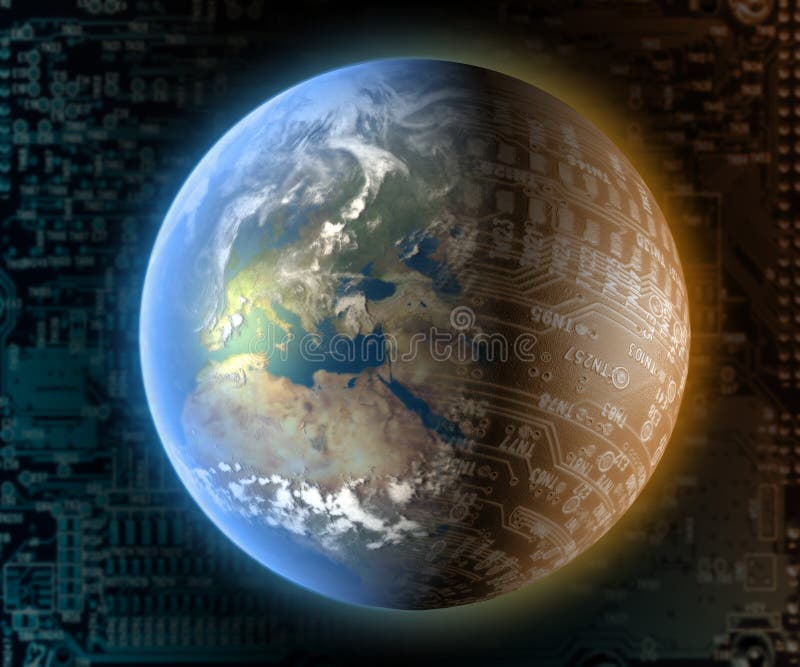 Hidden Technology stock illustration. Illustration of fantasy - 344162