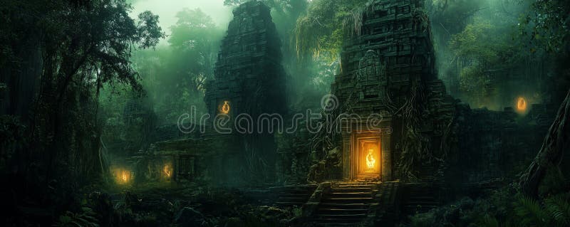 Hidden Temple Discovered in the Amazon Rainforest Surrounded by Dense ...