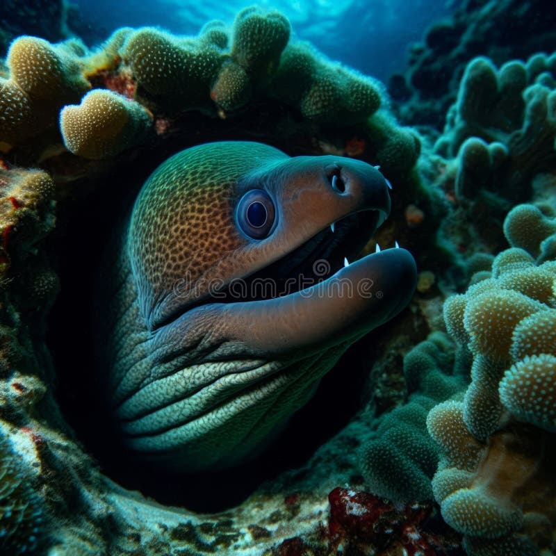 The Hidden Threat Below stock illustration. Illustration of marine ...