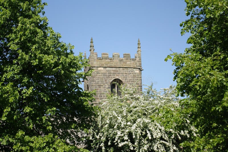 Hidden tower stock image. Image of spire, green, spires - 23602055