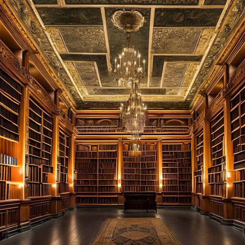 A Hidden Underground Library Illuminated by Softly Glowing Crystals ...