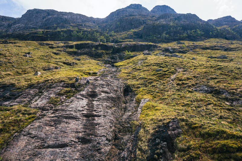 Hidden Valley View in the Scottish Highlands Stock Photo - Image of ...