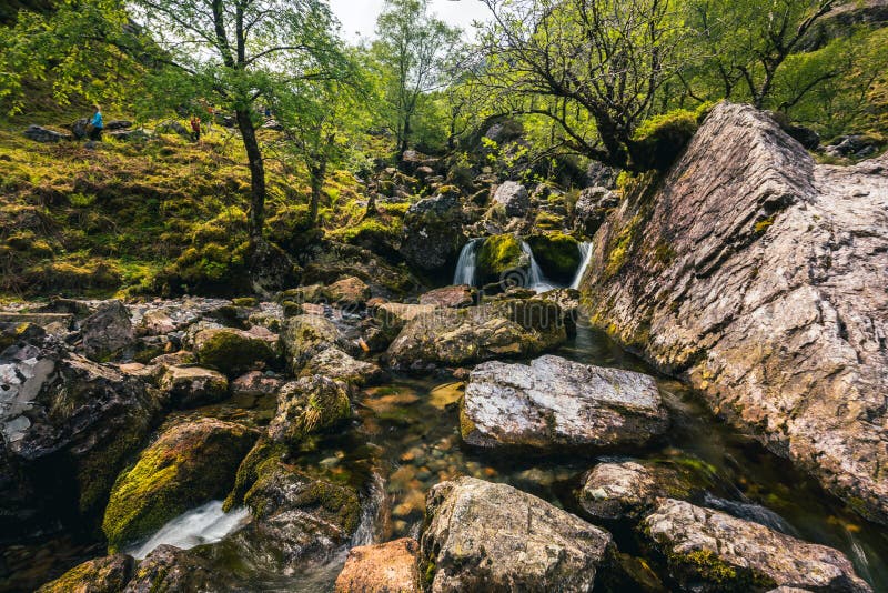 Hidden Valley View in the Scottish Highlands Stock Photo - Image of ...