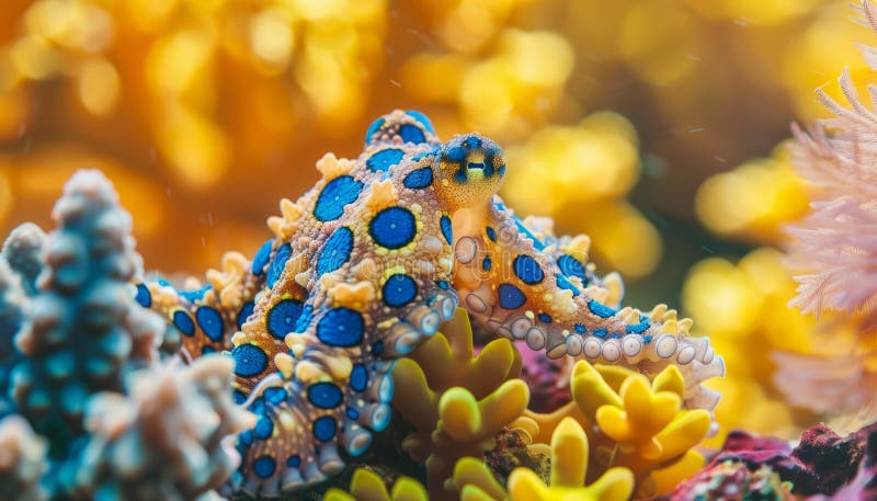 The Hidden World of the Blue-Ringed Octopus: a Dive into AR 7:4 Stock ...