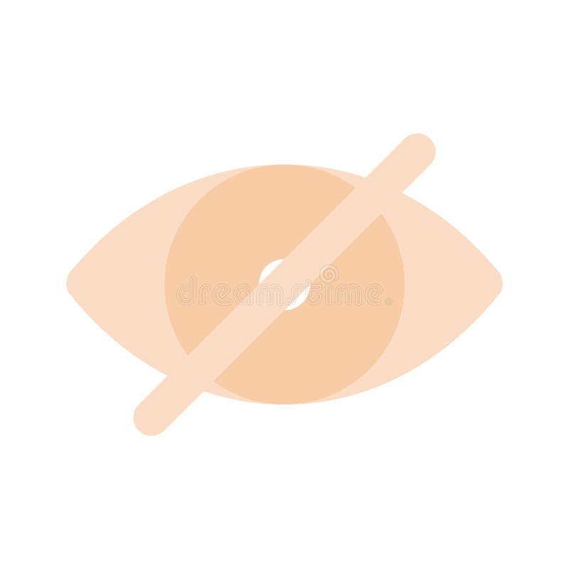 Hide Icon Design, User Interface Vector Stock Vector - Illustration of ...