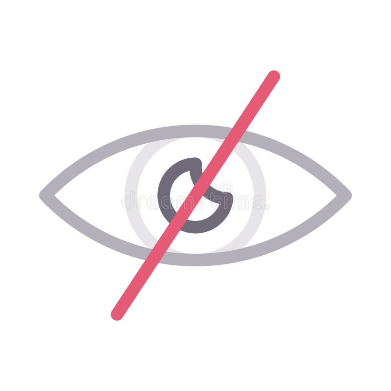 Hide Vector Color Line Icon Stock Vector - Illustration of isolated ...