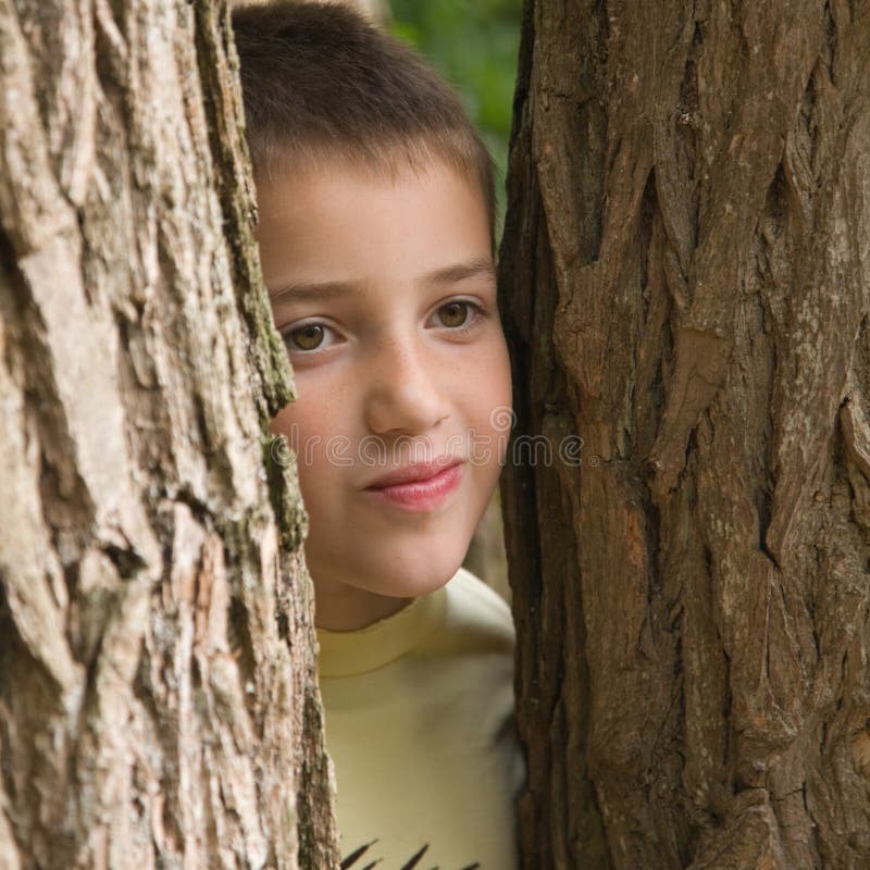 Hide-and-seek stock photo. Image of making, copy, offspring - 6000746