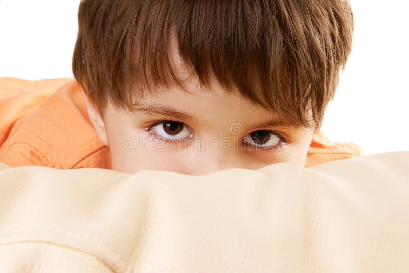 Hiding child stock photo. Image of alone, peekaboo, opening - 19996146
