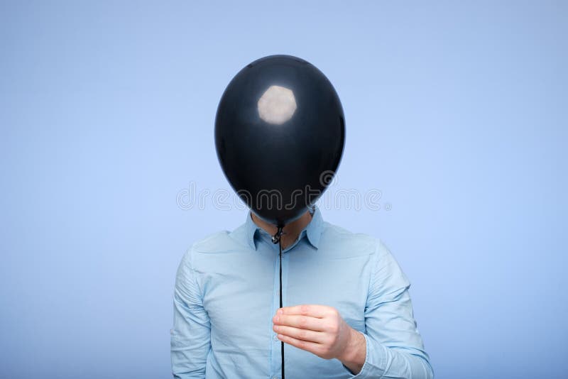 Hiding from his problems. stock photo. Image of confusion - 41876020