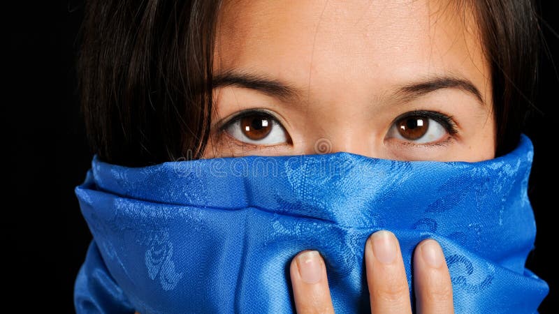 Hiding from view stock photo. Image of detail, female - 11073668