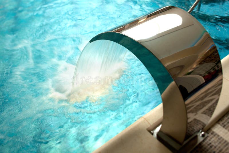 Hidrotherapy Waterfall Jet Close Up Stock Image - Image of turkish ...